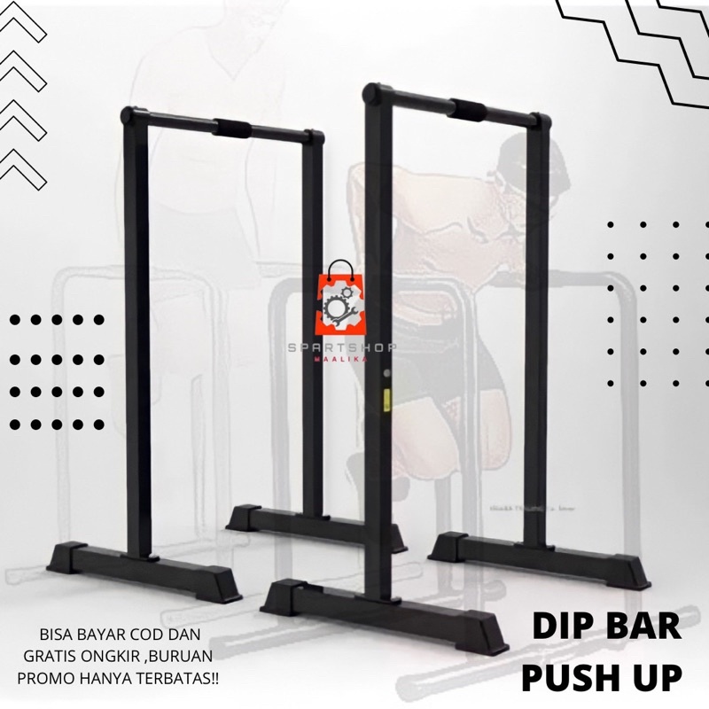 Jual Dip Bar Push Up Chalistenics Exercise Alat Olahraga Fitnes GYM ...