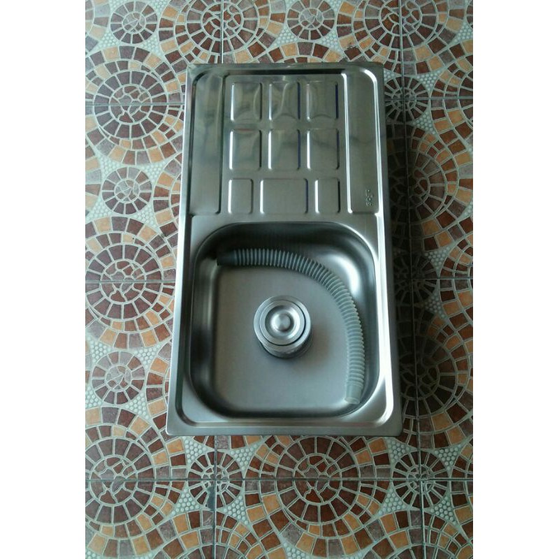 Bak Cuci Piring Stainless Steel Single | Shopee Indonesia
