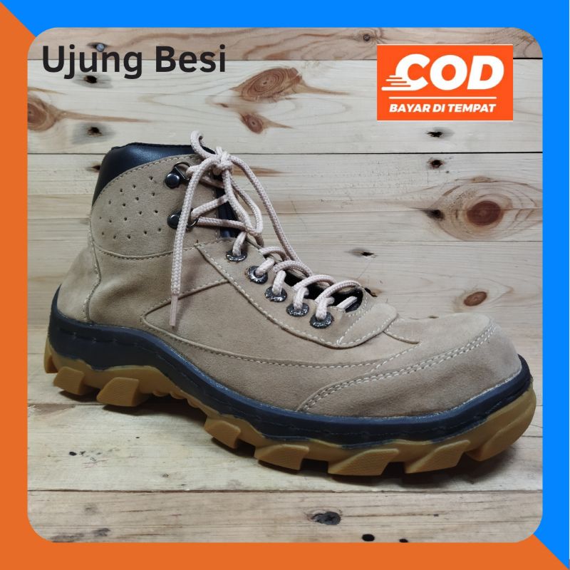 Jual SEPATU MURAH SEPATU UJUNG BESI SEPATU KERJA SEPATU PROYEK BOOTS ...