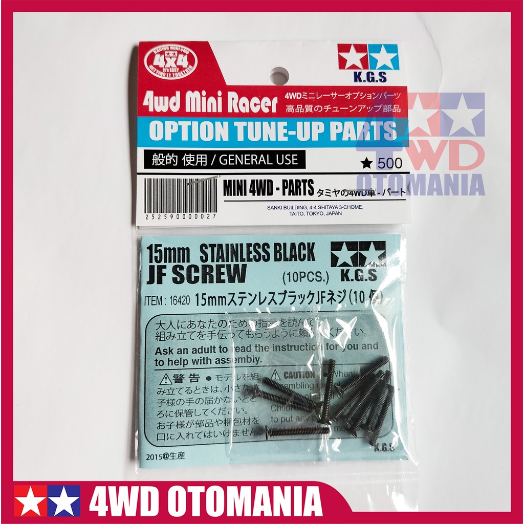 Jual Tamiya - Baut JF Baja 15mm (10pcs) - KGS | Shopee Indonesia