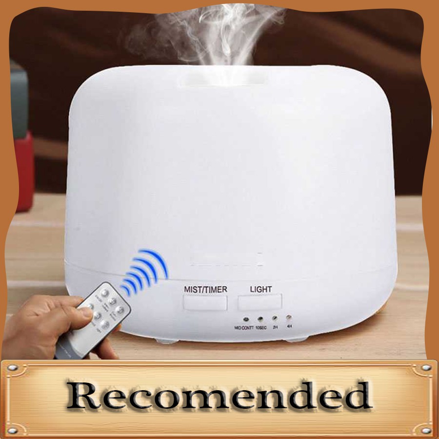 Jual Pengharum ruangan Aroma terapi Air Humidifier 7 LED dan Remote ...