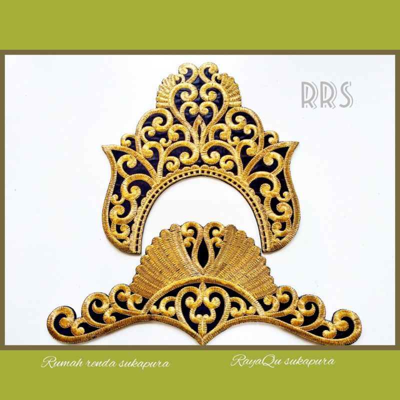 Jual bordir siger murah / aksesoris tari / siger kipas garuda | Shopee ...