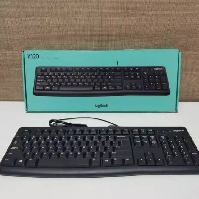 Jual Keyboard Logitech K120 USB ORIGINAL | Shopee Indonesia