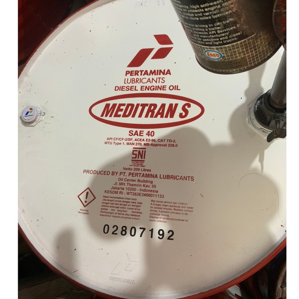Jual Pertamina Meditran S SAE40 (20Liter) | Shopee Indonesia