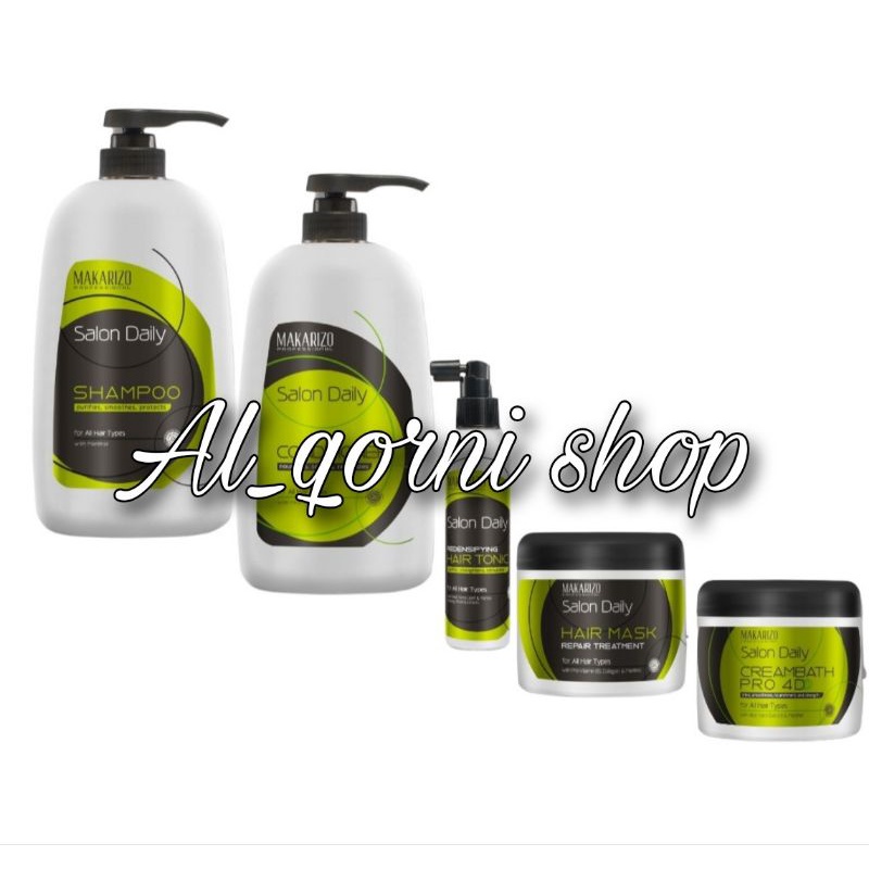 Jual Makarizo Salon Daily Profesional Paket (Isi 3pc) Shampoo 950ml ...
