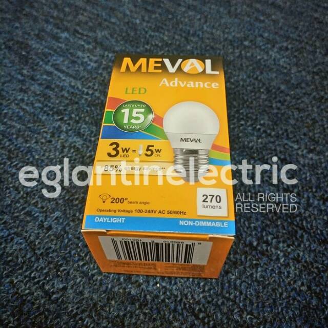 Jual Meval Lampu Led Advance 3W | Shopee Indonesia