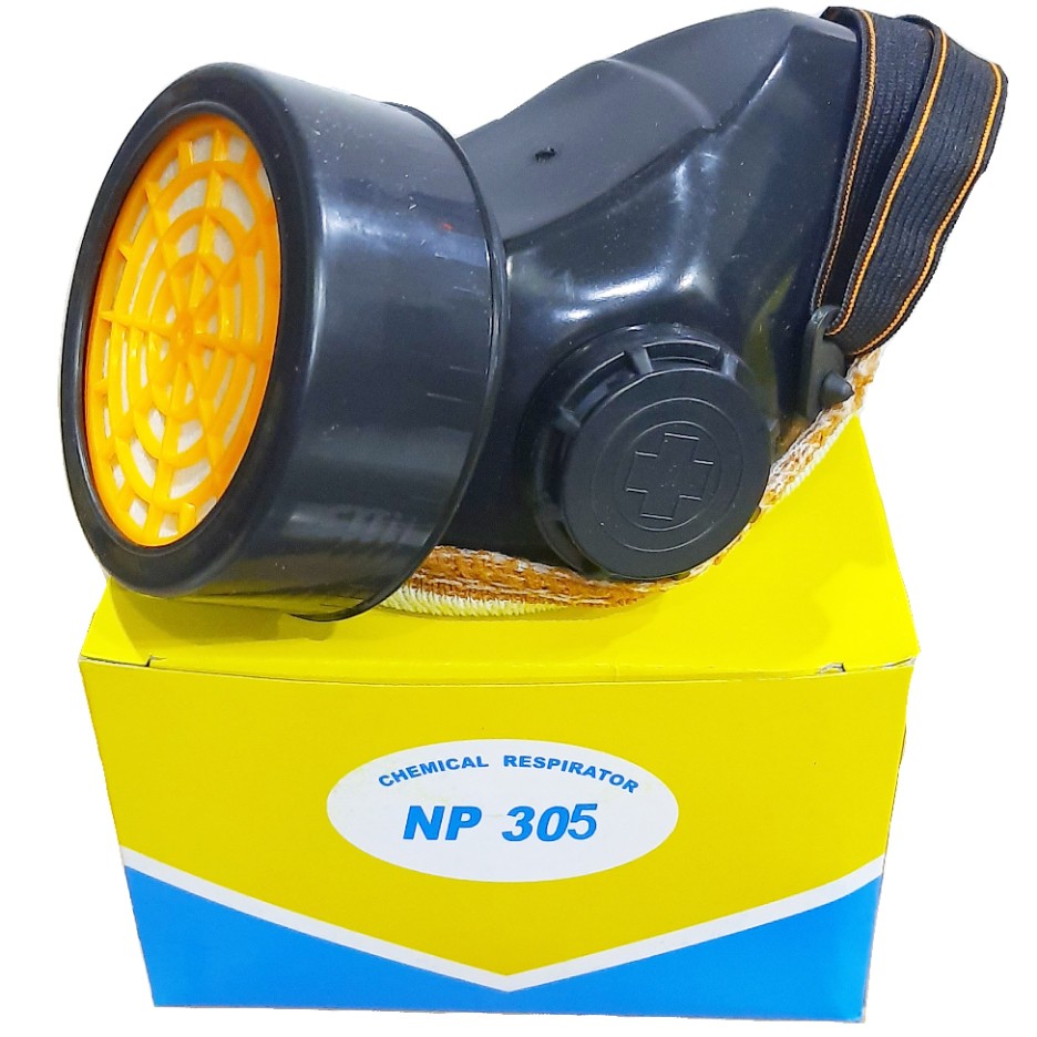 Jual MASKER RESPIRATOR CHEMICAL SINGLE + FILTER CARBON | Shopee Indonesia