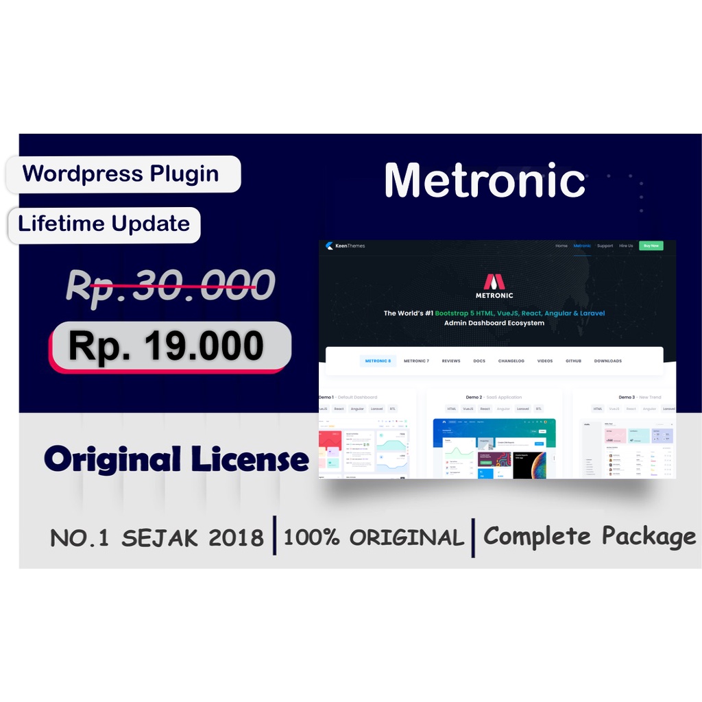 Jual Metronic - Responsive Admin Dashboard Template Indonesia|Shopee ... Jual Metronic - Responsive Admin Dashboard Template Indonesia|Shopee ...