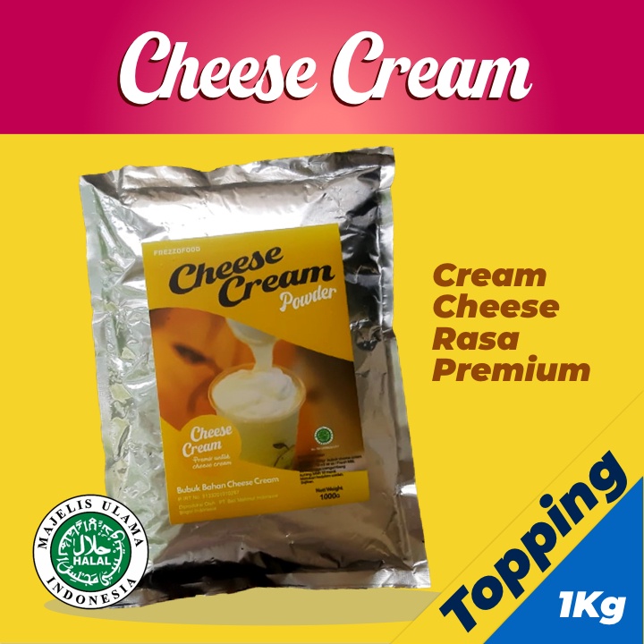 Jual powder Cheese Cream Rasa Premium kemasan grosir 1 kg Manis Gurih ...