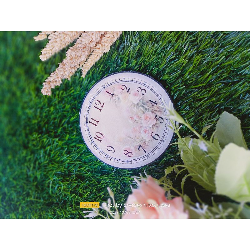 Jual Background Jam Bahan Mahar Pernikahan Diameter 10 cm Bahan ...