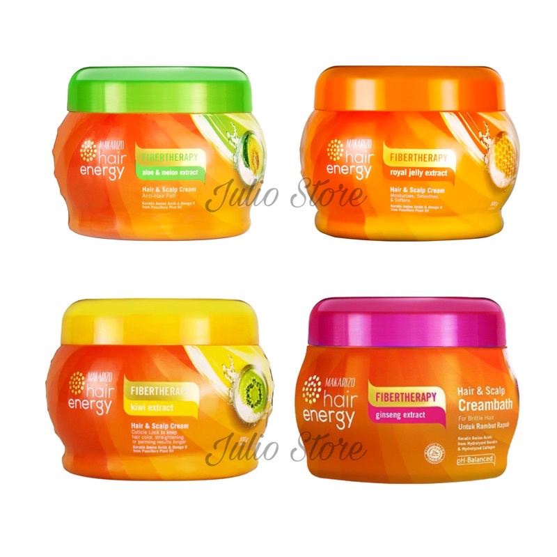 Jual Makarizo Hair Energy Fibertherapy Hair and Scalp Cream Aloe ...