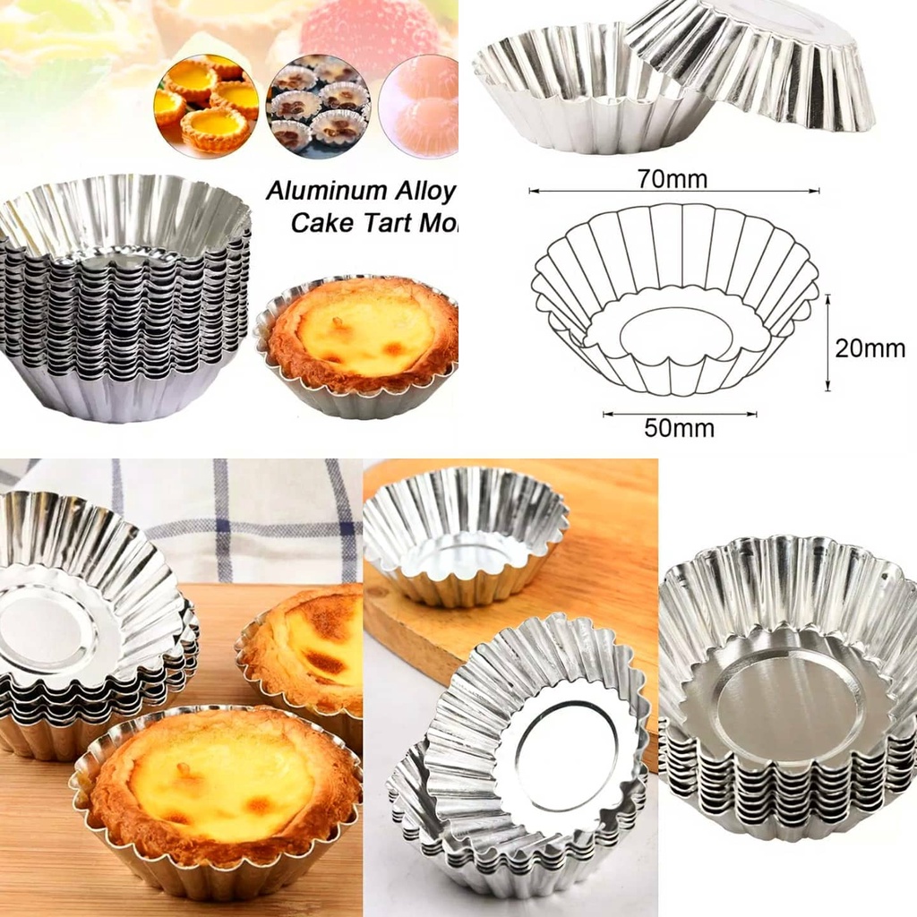 Jual CETAKAN PIE TART / PIE SUSU / PIE BUAH SET (ISI 10) Indonesia ...