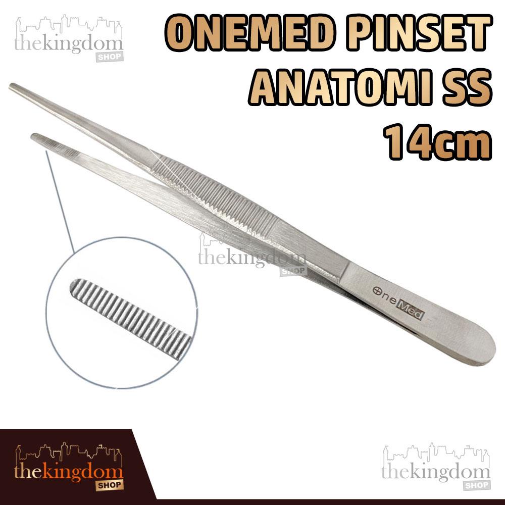 Jual Onemed Pinset Anatomi SS Stainless Steel Stenless Vinset Anatomis ...