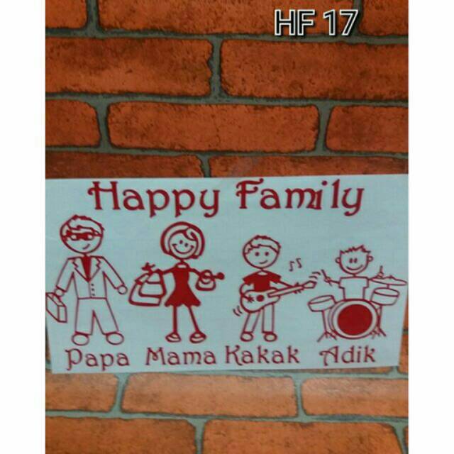 Jual Stiker happy family | Shopee Indonesia