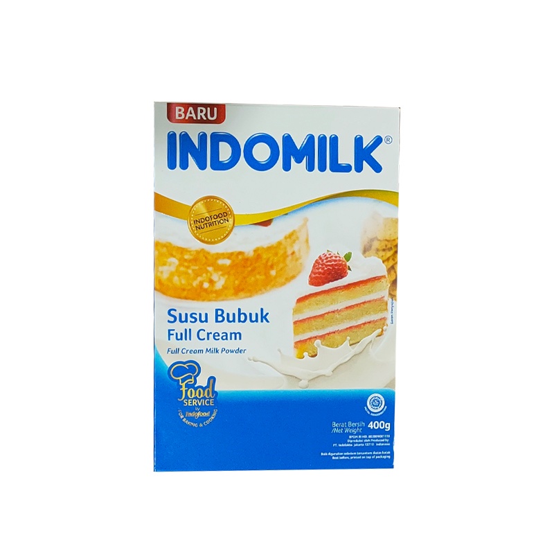 Jual SUSU INDOMILK FULL CREAM 400GR SUSU INDOMILK BUBUK PUTIH SACHET 400 GR Indonesia|Shopee ...