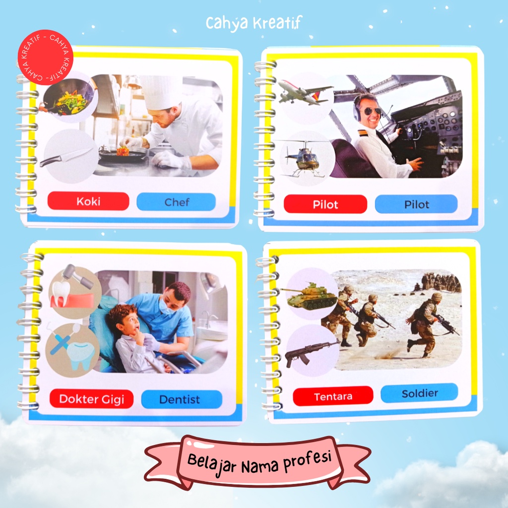 Jual BUKU Belajar Anak Mengenal Profesi | Buku Belajar Anak PAUD ...