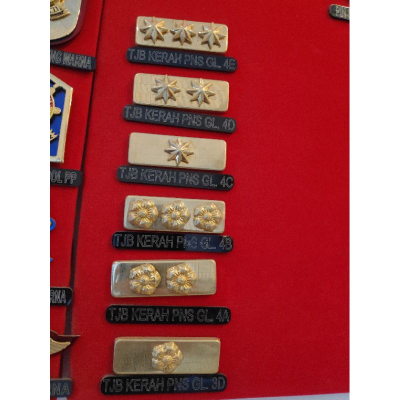 Jual Tanda jabatan asn 3d - Tanda jabatan asn 4a - Tanda jabatan asn 4b ...