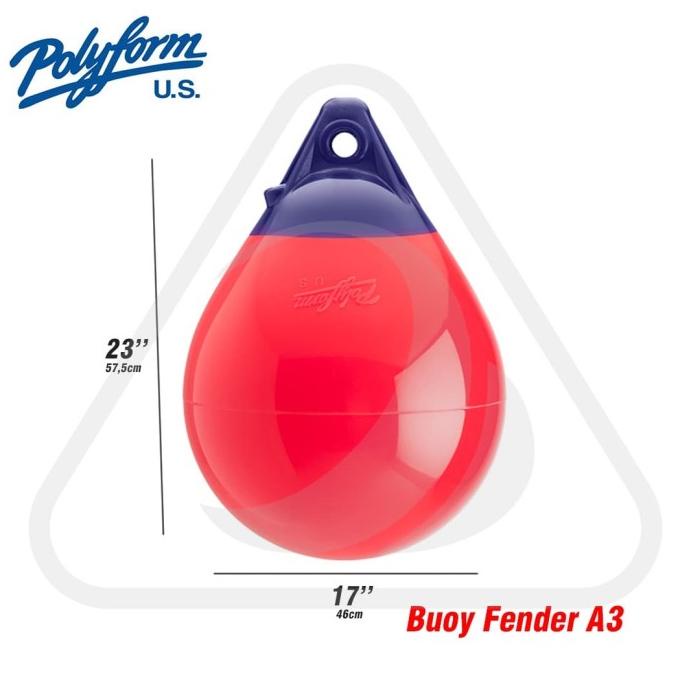 Jual ] Polyform USA Buoy Fender A3 Pelampung Kapal Floating Boat Ball ...