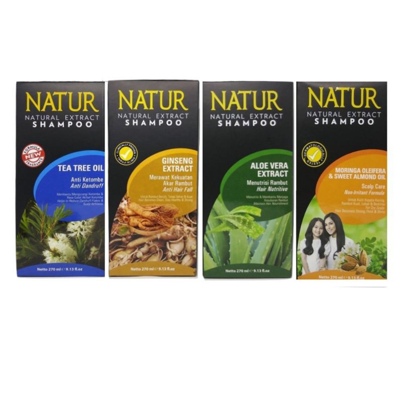 Jual Natur Shampoo/ Nature shampo 140 ml, 270 ml All Varian Indonesia|Shopee Indonesia