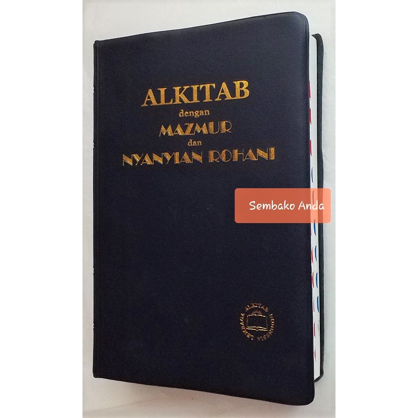 Jual A) Alkitab Kristen dengan Mazmur dan Nyanyian Rohani. Indonesian ...
