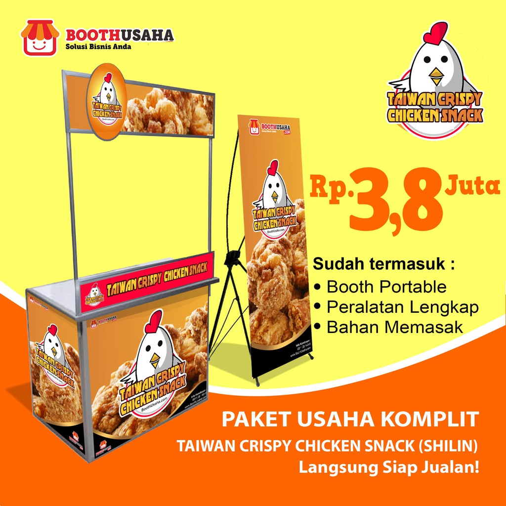 Jual PAKET USAHA CRISPY CHICKEN SNACK SHILIN BOOTH PERALATAN BAHAN ...