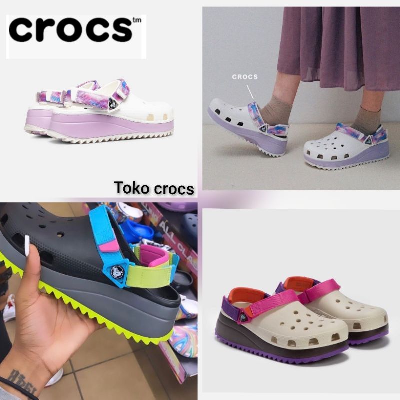 Jual Crocs Classic Hiker Clog / Sandal wanita Crocs hiker / crocs Hiker ...