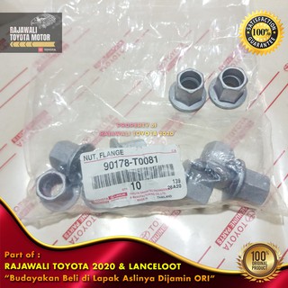 Jual Mur Baut Chamber Fortuner Suspension Lower Nut Original Genuine ...