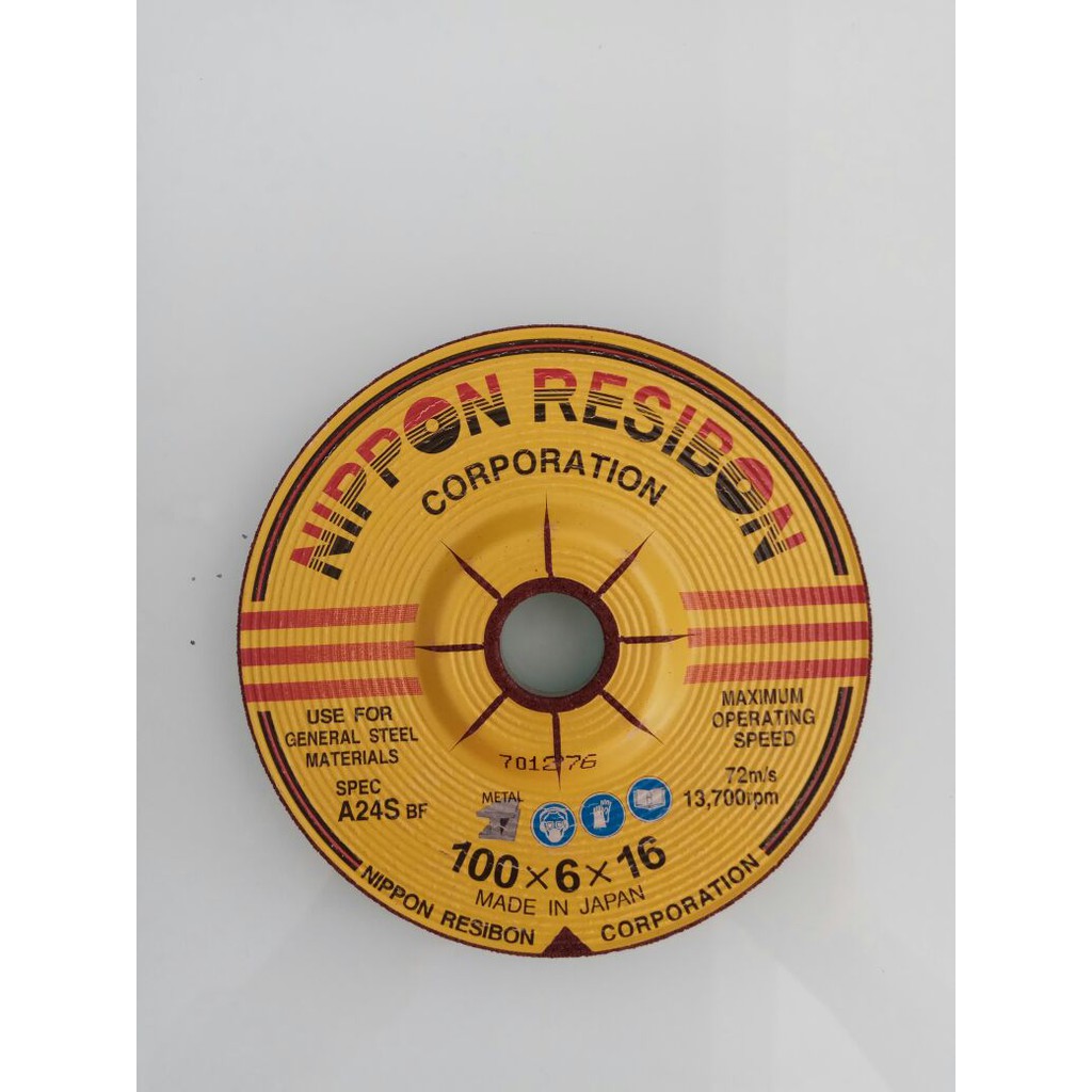 Jual NIPPON RESIBON 4INCH BATU GERINDA 4X6 BATU SELEP POLES GRINDING WHEEL | Shopee Indonesia