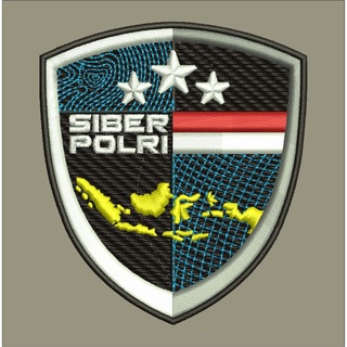 Jual logo Siber Polri Bordir Timbul | Shopee Indonesia
