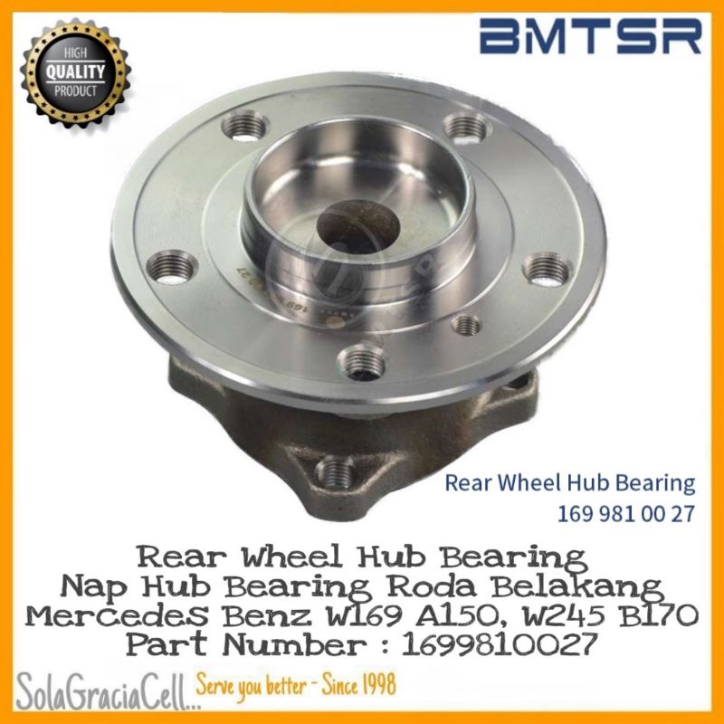 Jual Nap Hub Bearing Roda Belakang Mercedes W169 A150, W245 ...
