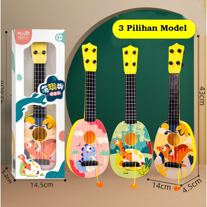 Jual Mainan Gitar Ukulele Anak / Kado Mainan Anak Guitar Alat Musik ...