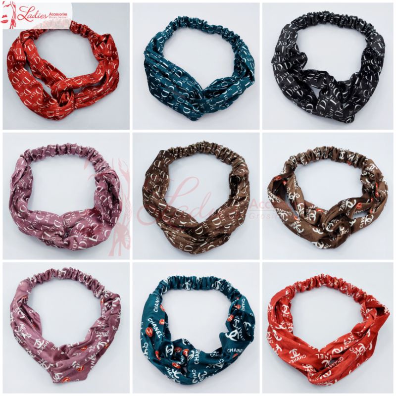 Jual Bandana Simpul/Bando/Bludru/Motif Huruf ( BB 06 ) | Shopee Indonesia