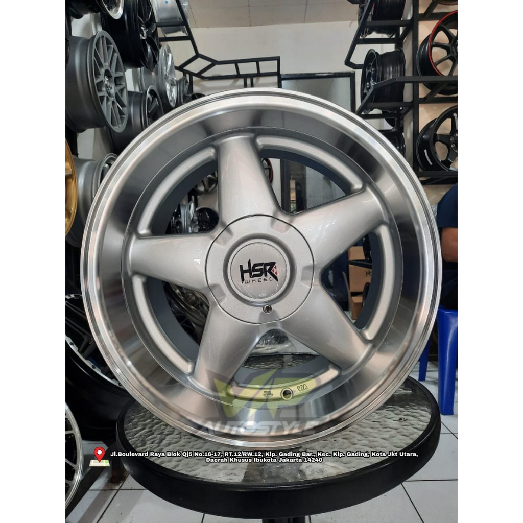 Jual Velg HSR R16 VEST Lebar belang 8/9 Pcd 5x100 dan 5x114,3 ( 4 velg dan pentil ) | Shopee ...
