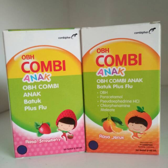 Jual OBH combi anak stroberi / jeruk | Shopee Indonesia