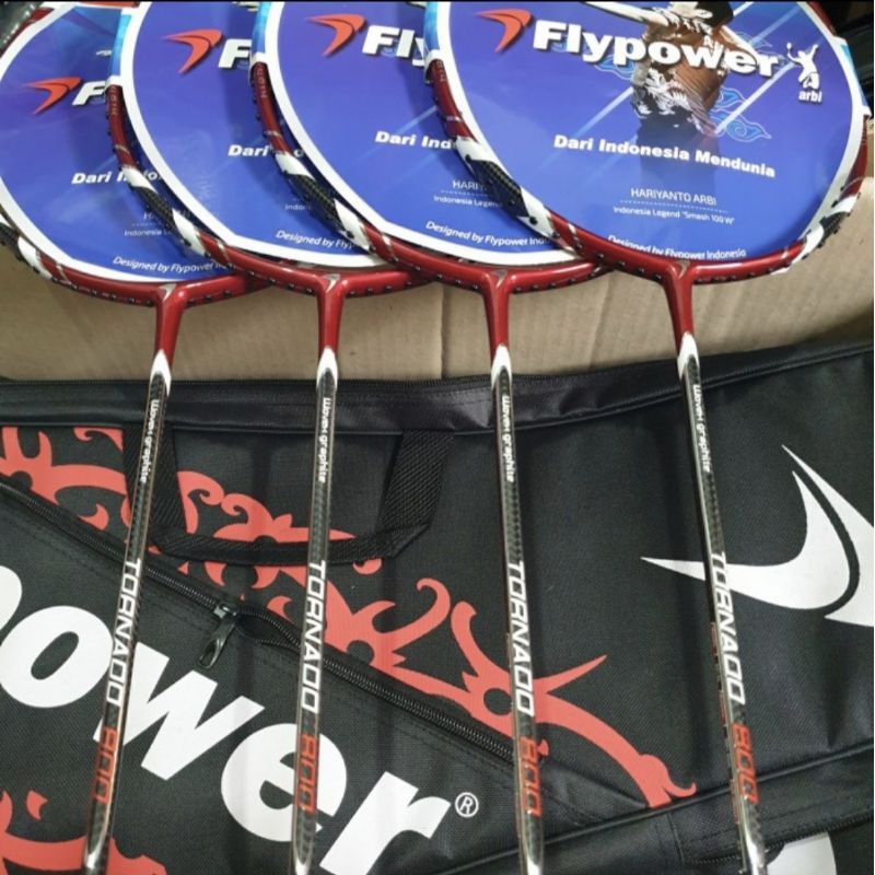 Jual RAKET FLYPOWER TORNADO 800 //RAKET BADMINTON ORIGINAL | Shopee ...