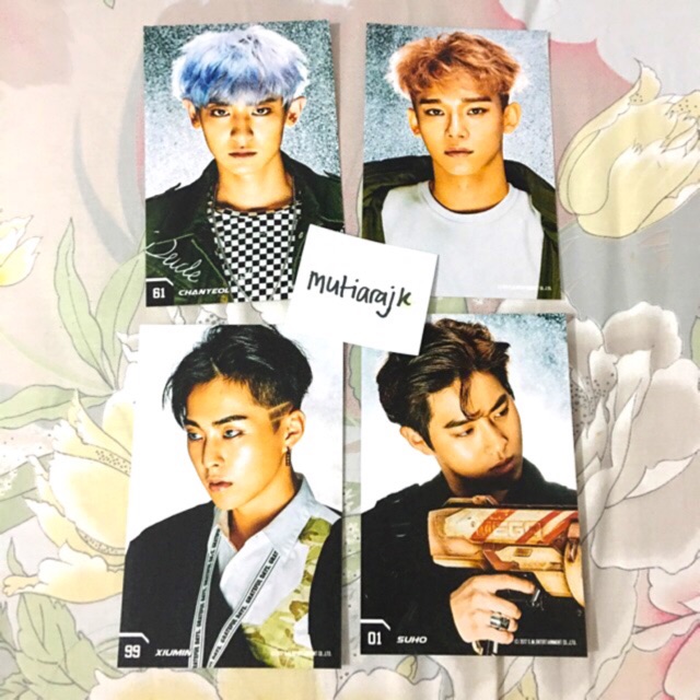 Jual EXO SM SUM POWER 4x6 PHOTOSET Official Exploration dot album ...