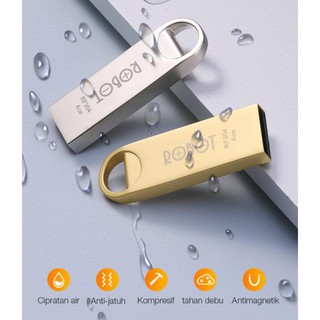 Jual Flashdisk ROBOT 32GB 16GB 8GB 4GB RF332 RF316 - Gold Edition ...