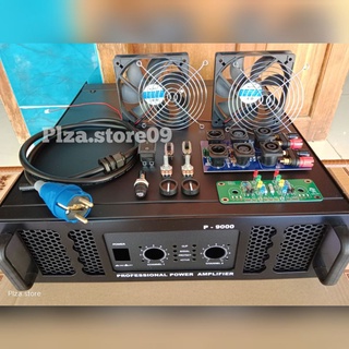 Jual Bok power amplifier tipe P9000 lengkap aksesoris ukuran 3U Box ...
