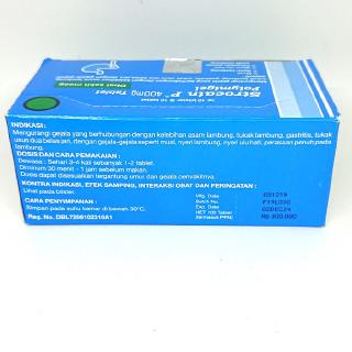 Jual strocain p 400 obat untuk sakit maag perstrip 10 tab | Shopee ...