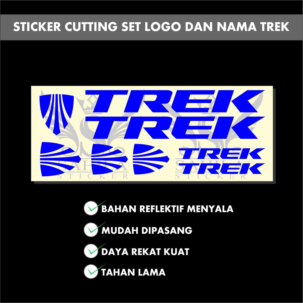 Jual STICKER CUTTING SEPEDA TREK LOGO STIKER SET LOGO SEPEDA TREK ...