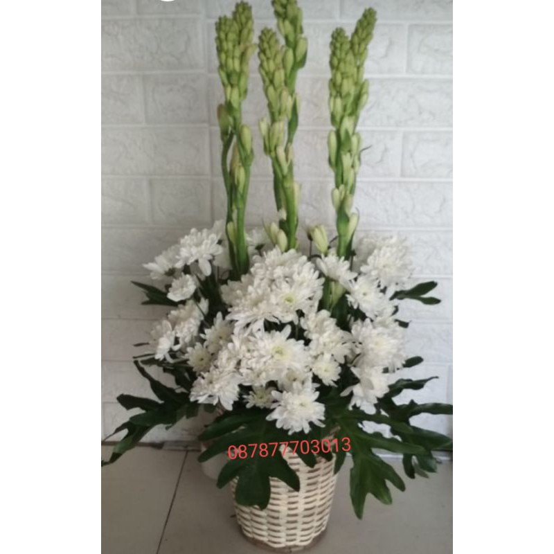 Jual rangkaian bunga segar/crisan /sedap malam | Shopee Indonesia