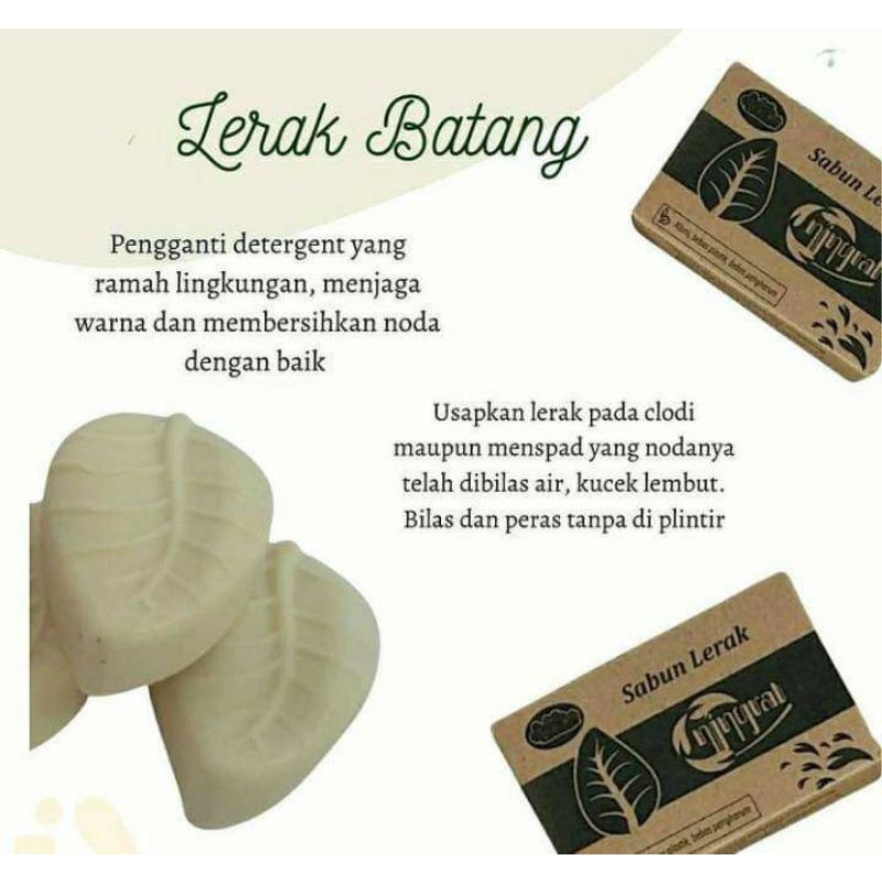 Jual sabun batang lerak ningrat (utk memcuci clodi.menspad dll ...