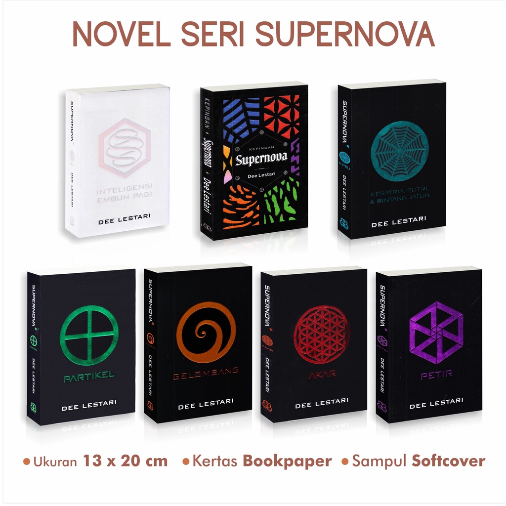 Jual Buku Novel Indonesia Terbaru Dee Lestari : Serial Supernova ...
