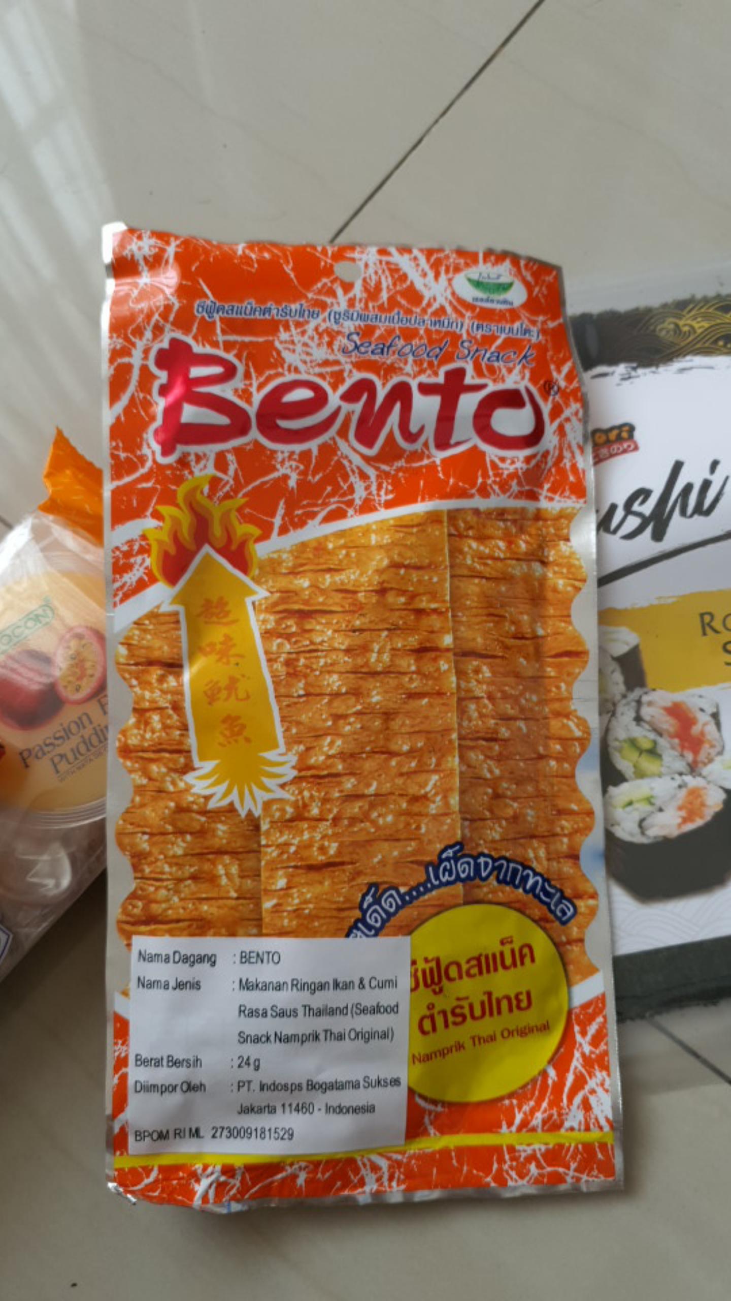 Bento Ikan & Cumi Rasa Saus Thailand 24gr | Shopee Indonesia