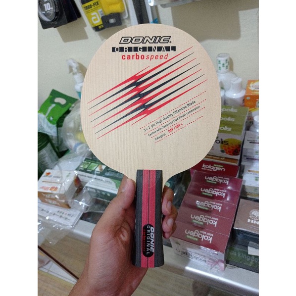 Jual KAYU TENIS MEJA DONIC OVTCHAROV / ORIGINAL CARBO SPEED | Shopee Indonesia