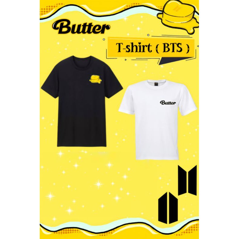 Jual T-shirt BTS versi Butter ( Lengan Panjang ) | Shopee Indonesia