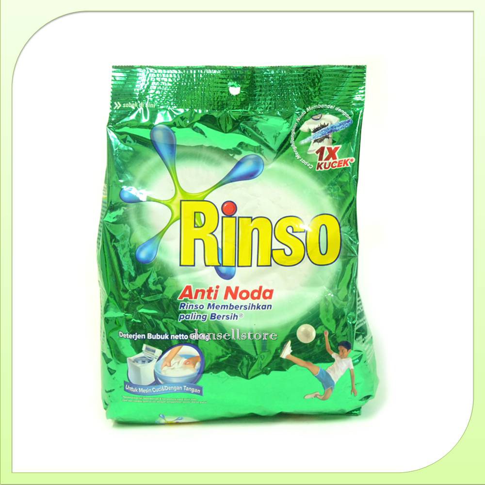 Jual Rinso Anti Noda 800 gr Deterjen Bubuk Detergen 1x Kucek Indonesia ...