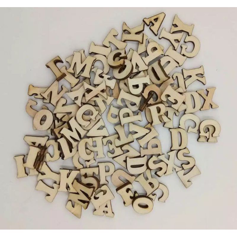 Jual Nama Kayu Huruf Alphabet Dan Nomor Angka Hiasan Hantaran