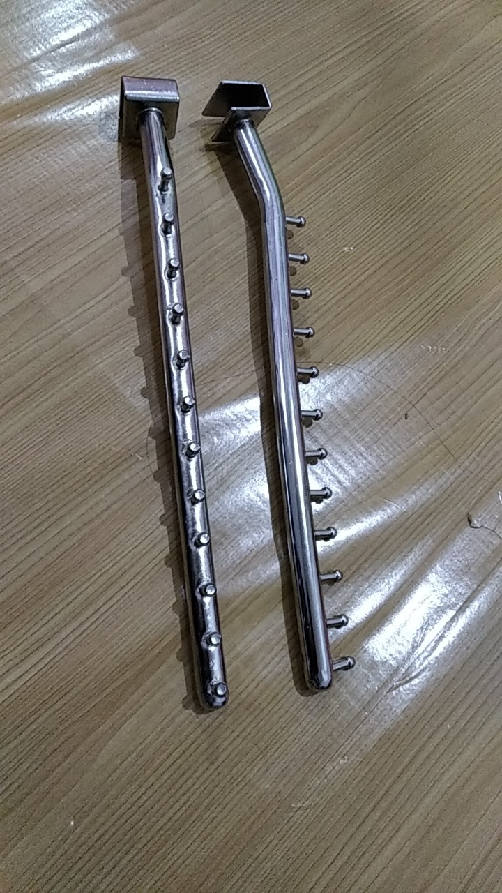 Hanger Seruling Pipa Kotak 12 Titik Gantungan Baju Display Toko ...