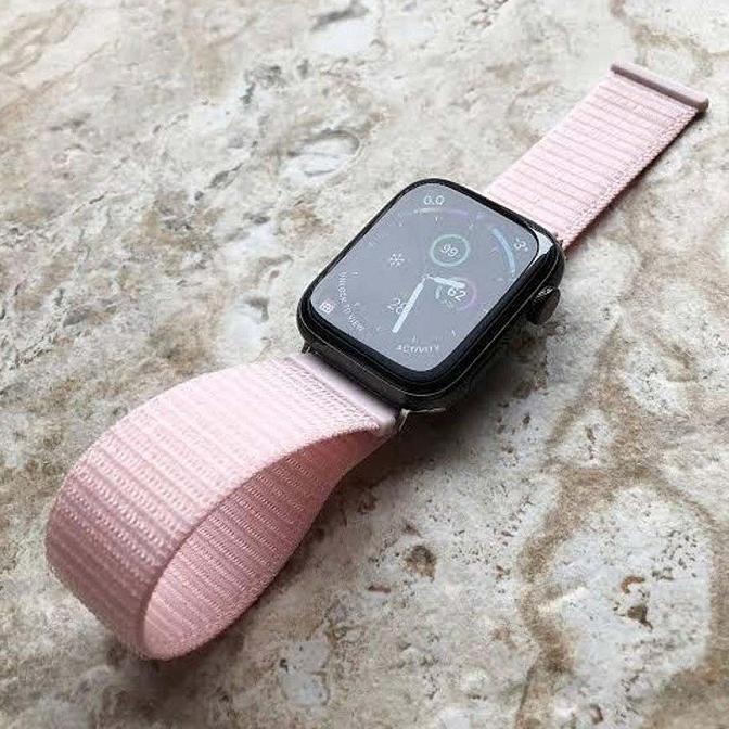 Jual Tali Jam Apple Watch Woven Nylon Loop Strap Band 44mm | Shopee ...